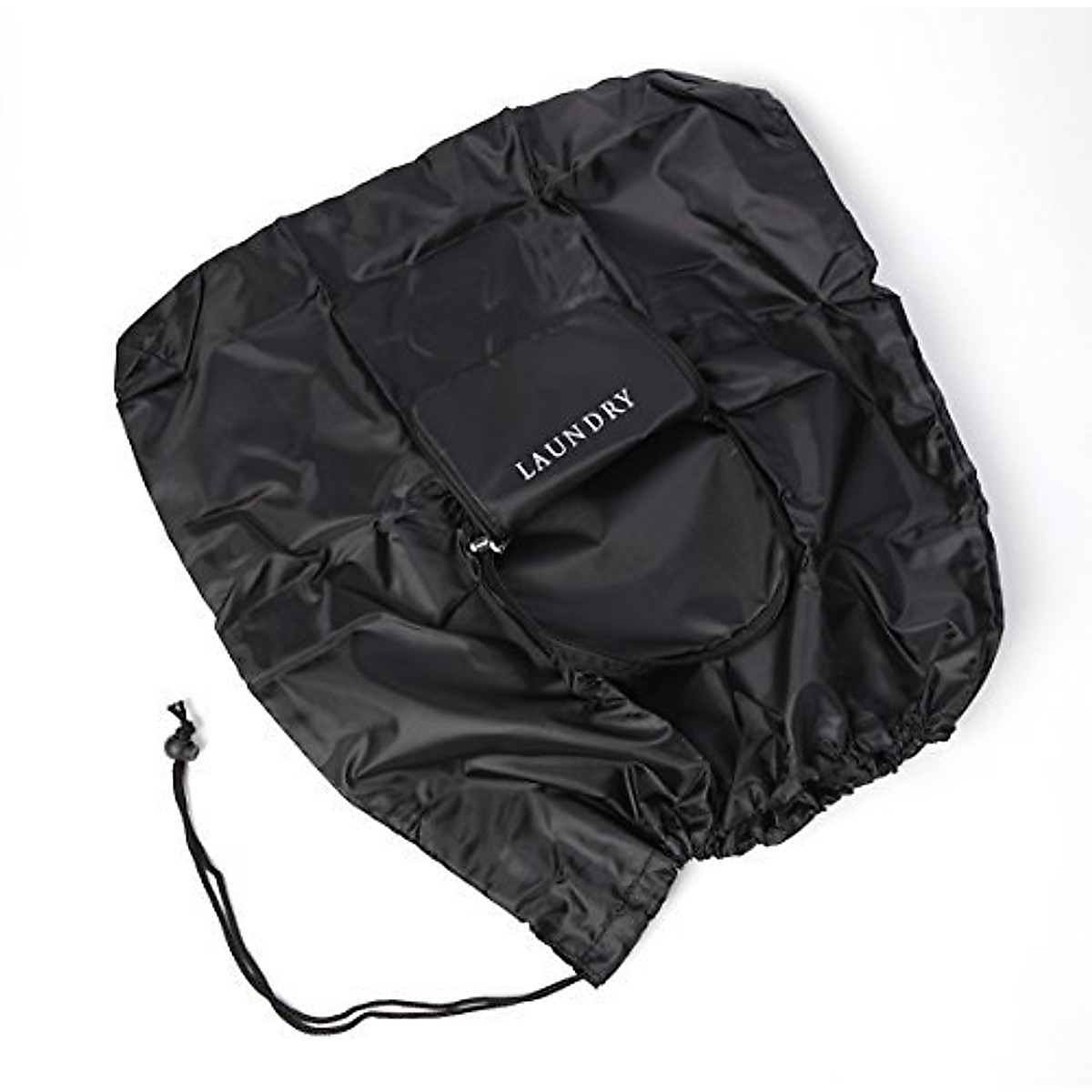 Miamica Laundry Bag, Black, One Size