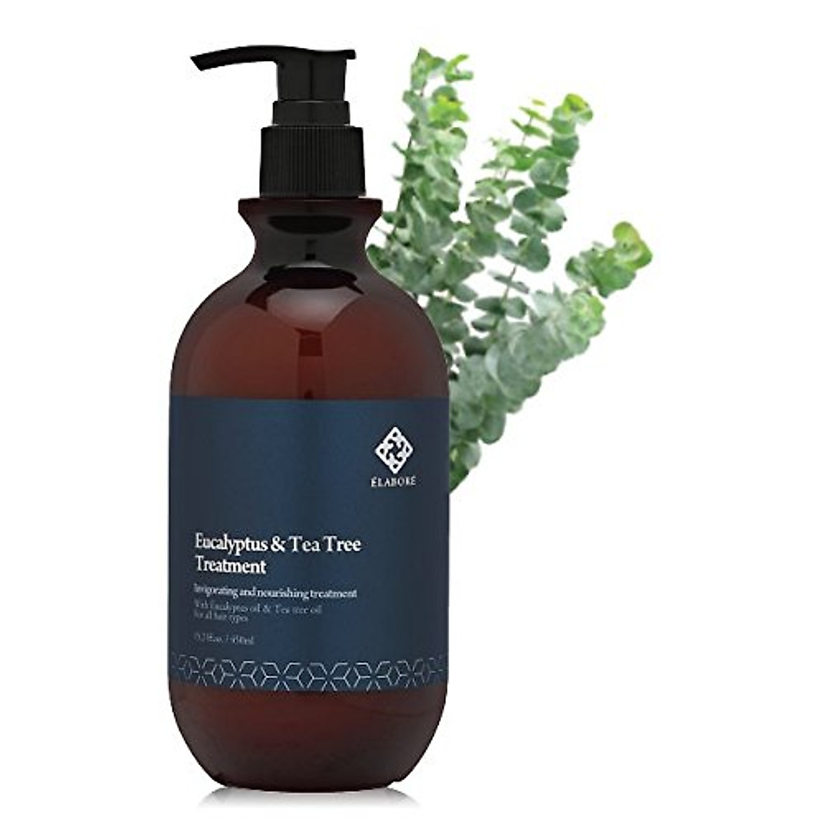 Elabore Eucalyptus & Tea Tree Shampoo & Treatment Set (15.21 fl.oz / 450 ml)