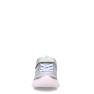 Skechers baby girls 302480n Sneaker, Light Grey, 9 Toddler US