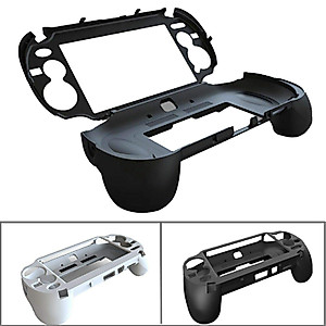 L2 R2 Trigger Hand Grip Shell Controller Protective Case for Sony PS Vita 1000 (Black)