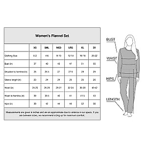 PajamaMania Women's Cotton Flannel Long Sleeve Button-Down Pajamas PJ Set, Navy Polka Dot, Medium