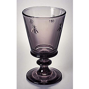 La Rochere Bee Set of 6 Wine Glass Eggplant