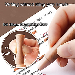 LSLSHY Cute Coffee Pens 5Pcs Gel Ink Pens Retractable Pens and 1Pcs Highlighter 0.5mm Fine Point Black Ink Kawaii Smooth Writing Pens for School Office Supplies Aesthetic Supplies Pens