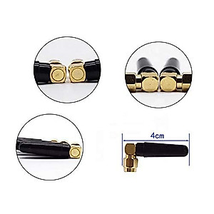 2.4Ghz 5GHz 5.8G Omnidirectional Small WiFi Bluetooth Mini RP SMA Antenna Dual Band Antenna for Router, WiFi Booster, PC USB Adapter Security IP Camera Video Surveillance Monitor FPV TX Transmitter