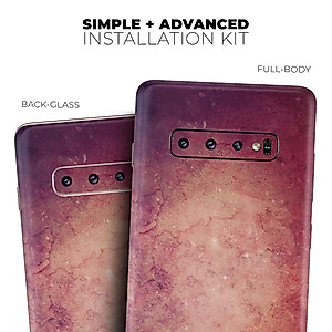 DesignSkinz Abstract Fire & Ice V20 Protective Vinyl Decal Wrap Skin Cover Compatible with The Samsung Galaxy S20 (Screen Trim & Back Glass Skin)