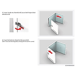 Zombiebox Generator Running Cover, Acoustic Barrier, Heavy Duty Generator Shelter, All Weather Generator Tent, Outdoor Enclosure