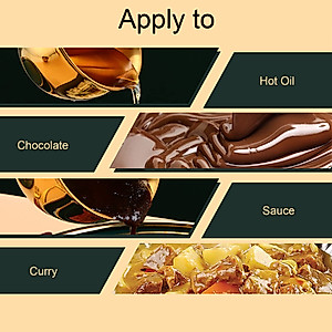 200ml Mini Saucepan 304 Stainless Steel Pot Two Side Spouts Design Butter Milk Chocolate Sauce Pan 3 Layer Composite Pot Bottom Dishwasher Safe (Gold)