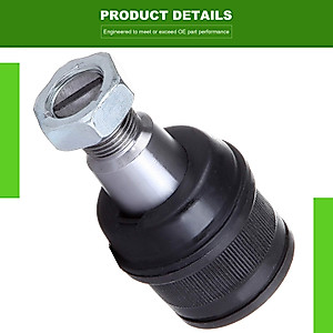 SCITOO 4pcs Front Suspension Kit Lower Upper Ball Joint Fit 1994-1999 For Dodge Ram 2500 3500 4WD Ram 3500 RWD 2000-2005 For Ford Excursion 4WD 1999-2019 For F-250 Super Duty 4WD