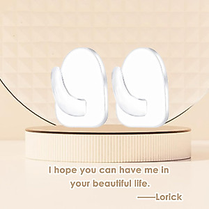 20 Pcs Clear Adhesive Wall Hooks for Hanging, Small Plastic Sticky Hooks, Transparent Acrylic Sticky Hangers for Walls No Damage, Temporary Wall Hooks for Bathroom, Kitchen Home Storage Hooks