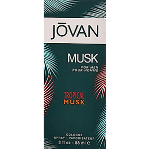 Jovan Tropical Musk for Men 3.0 oz Cologne Spray