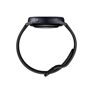 Samsung Galaxy Watch Active2 - IP68 Water Resistant, Aluminum Bezel, GPS, Heart Rate, Fitness Bluetooth Smartwatch - International Version (R830 - 40mm, Aqua Black) (Renewed)