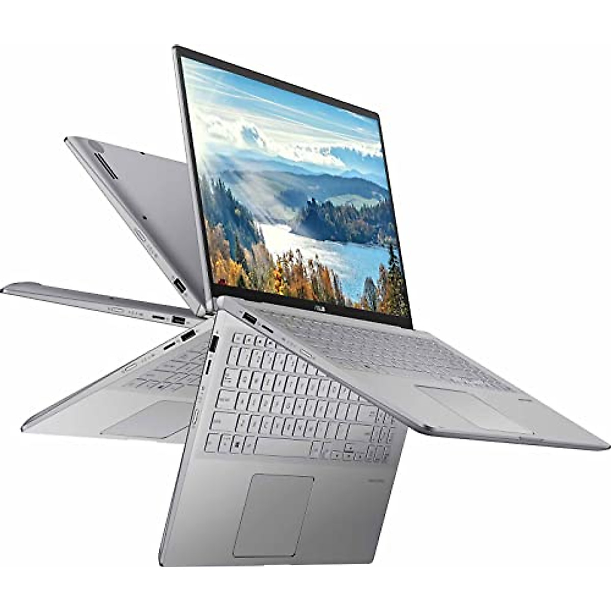 Asus Zenbook 15.6'' FHD 2-in-1 Touchscreen Business Laptop, AMD Ryzen 7 5700U(Beat i7-1180G7, Up to 4.3GHz), 8GB RAM, 1TB PCIe SSD, NVIDIA GeForce MX450, Windows 11 Home, Gray, w/GM Accessories