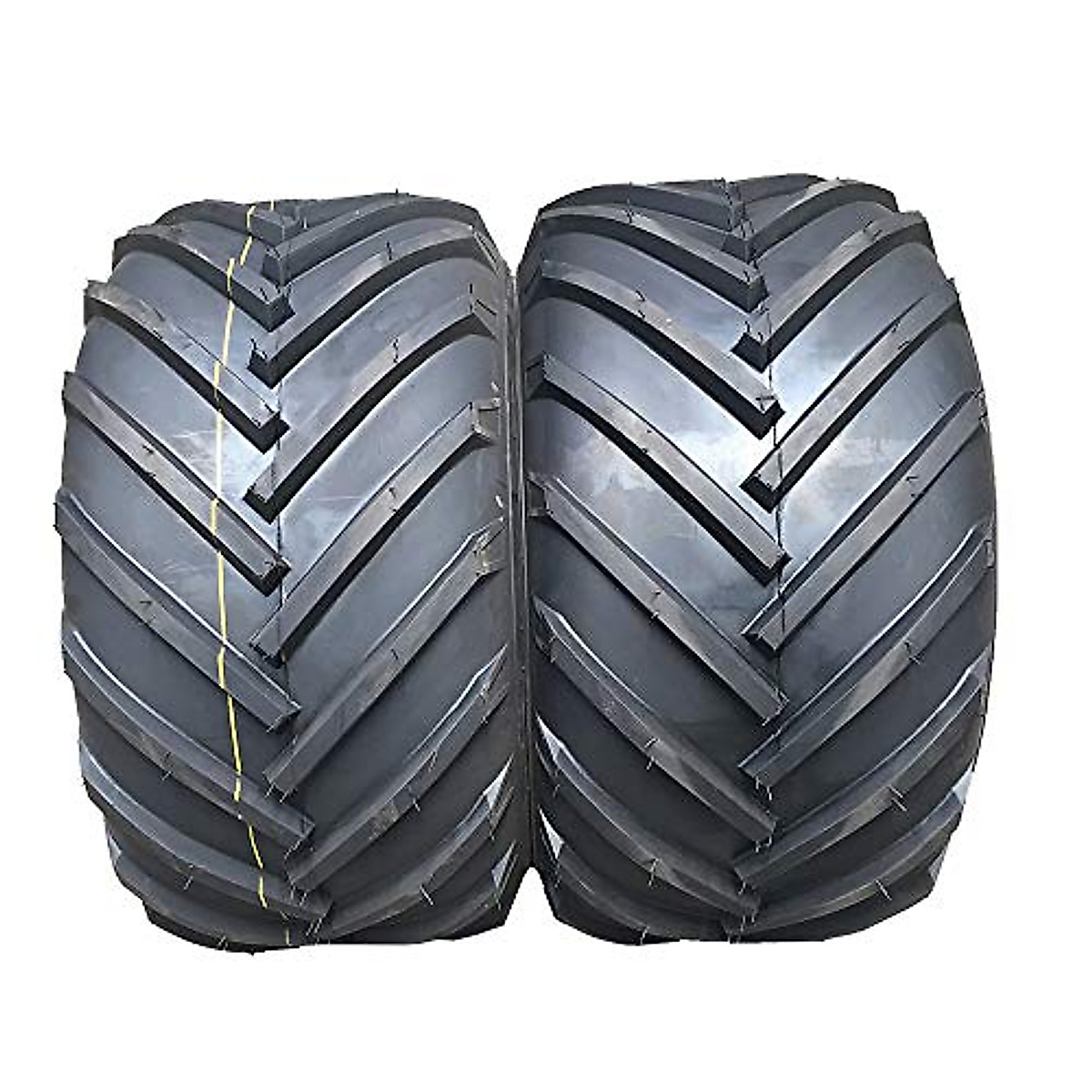 TRIBLE SIX set of 2 Tubeless 20x10.00-8 4PR Load Range B Turf Tires for Lawn Garden Mower 20-10-8 Turf Bias LRB For Garden Lawn Mower Tractor Golf Cart Tires 2010-8