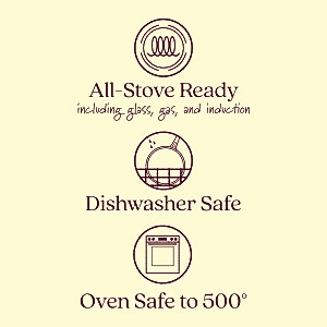 Anolon Ascend Hard Anodized Nonstick Frying Pan/Skillet - Good for All Stovetops (Gas, Glass Top, Electric & Induction), Dishwasher & Oven Safe with Stainless Steel Handle,10 Inch - Bronze