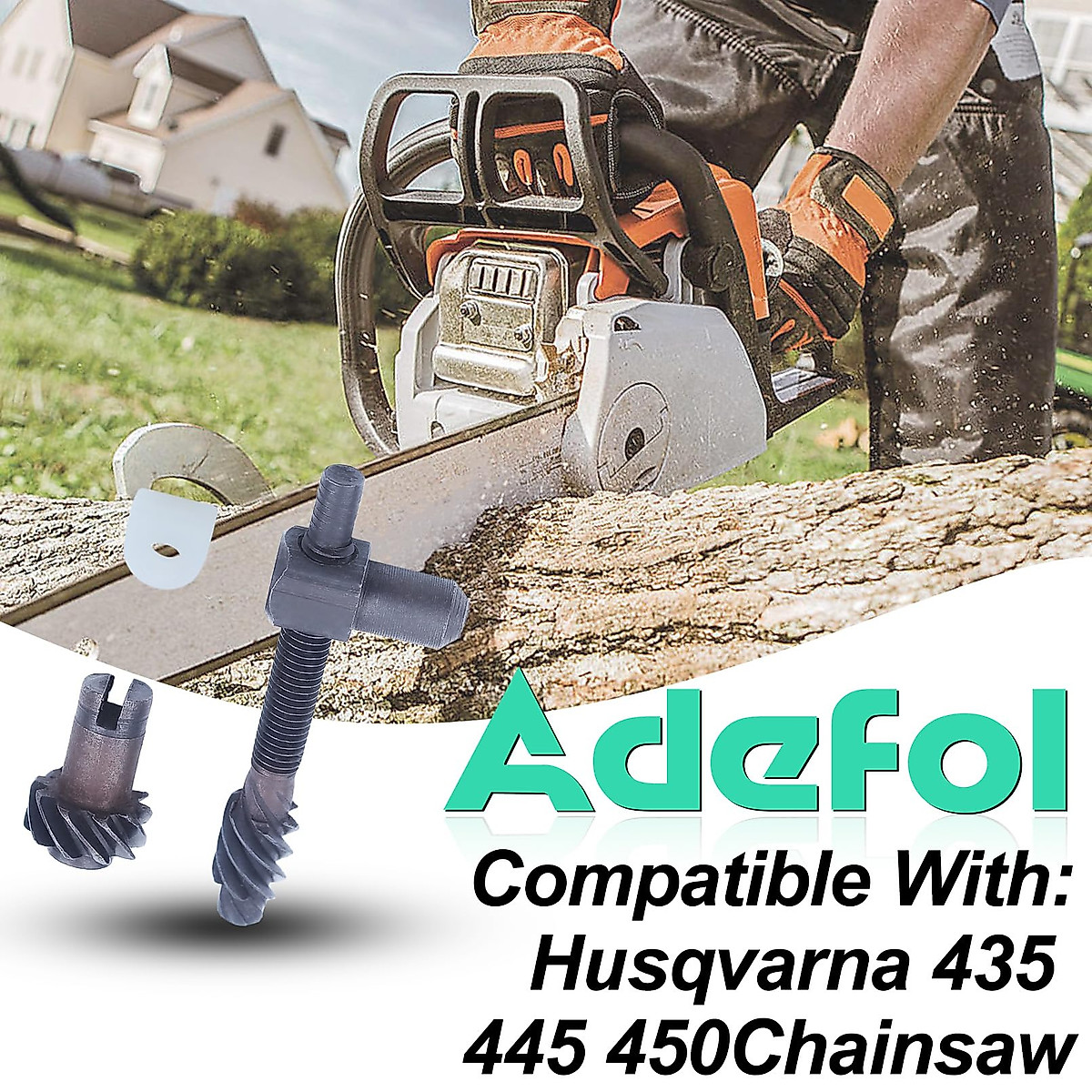 Adefol Chain Adjuster Tensioner Screw for Husqvarna 435 445 450 Chainsaw 575260403