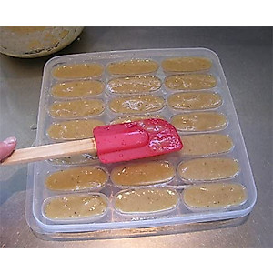 Mumi&Bubi Solids Starter Kit, Two Reusable Baby Food Freezer Storage Trays - Perfect Container for Homemade Baby Food - Each Tray has 21 x 1 oz Cubes, 42 oz Total Capacity