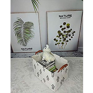 ASKETAM Kid Cute Rectangle Storage Basket Baby Collapsible Toy Storage Bin Nursery Child Playroom Bedroom Decor Clothes Storage Bin Gift Basket(Arrow)