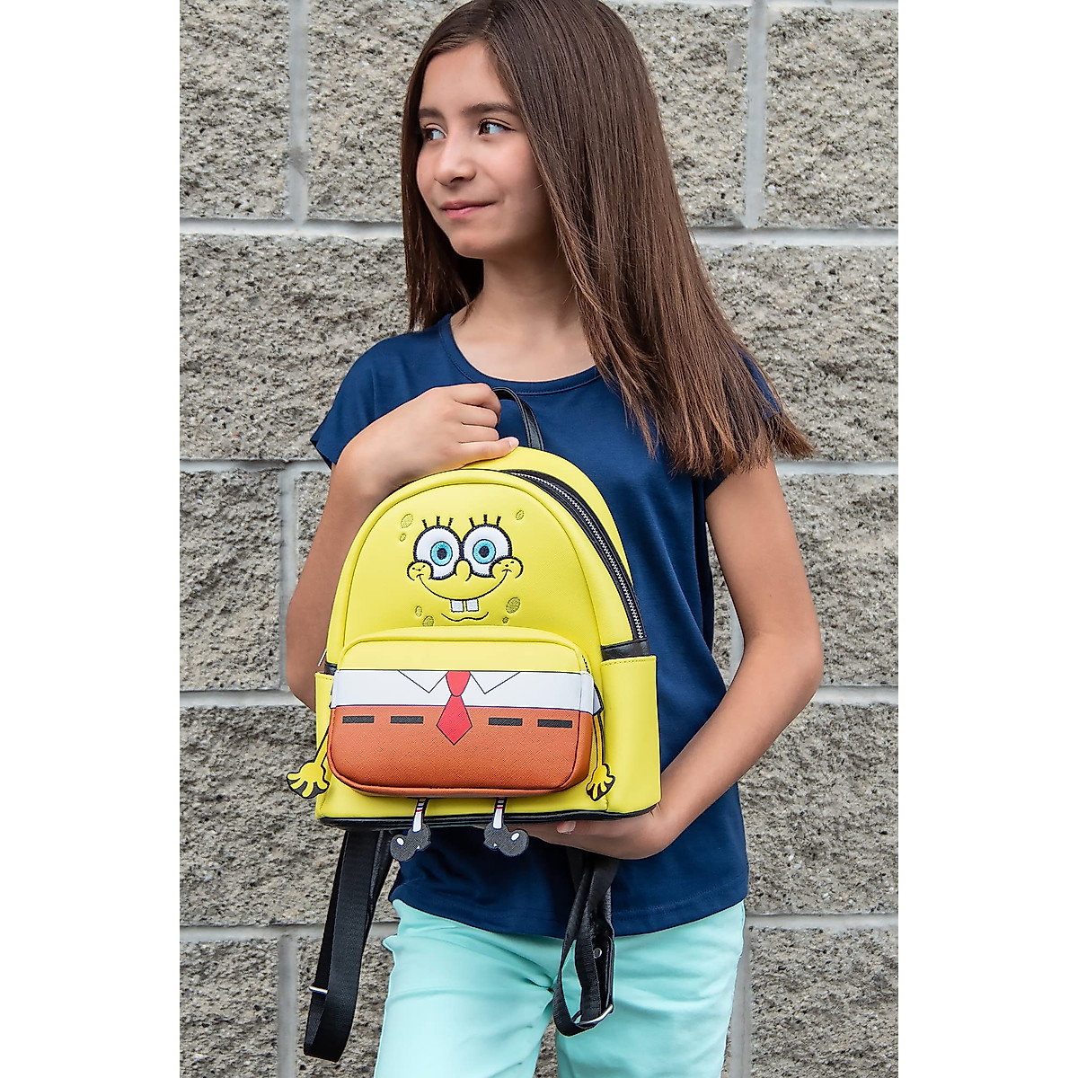 Nickelodeon SpongeBob SquarePants Body Hanging Legs Mini Backpack