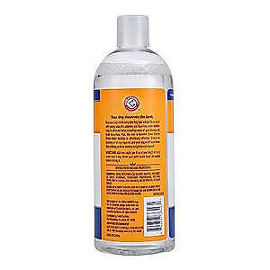 Arm & Hammer for Pets Dental Water Additive for Dogs, Tartar Control | Dog Dental Care Reduces Plaque & Tartar Buildup Without Brushing | 16 Fl Oz (Pack of 1), Odorless and Flavorless