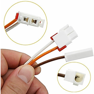 MaxLLTo Replacement 63001599 Defrost Thermostat for Whirlpool Refrigerator AP4072639 1186076 AH2062679 EA2062679 PS2062679 KS-2N-MF Fits LTF2112ARW LTF2112ARB ATB1832ARW MTF2191ARW MTB2191ARW