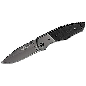 KA-BAR 3086 Jarosz Beartooth Gray Pocket Clip, Straight Edge