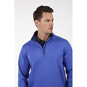 Bobby Jones Performance RTJ Quarter-Zip Pullover (Medium, Marina Blue)