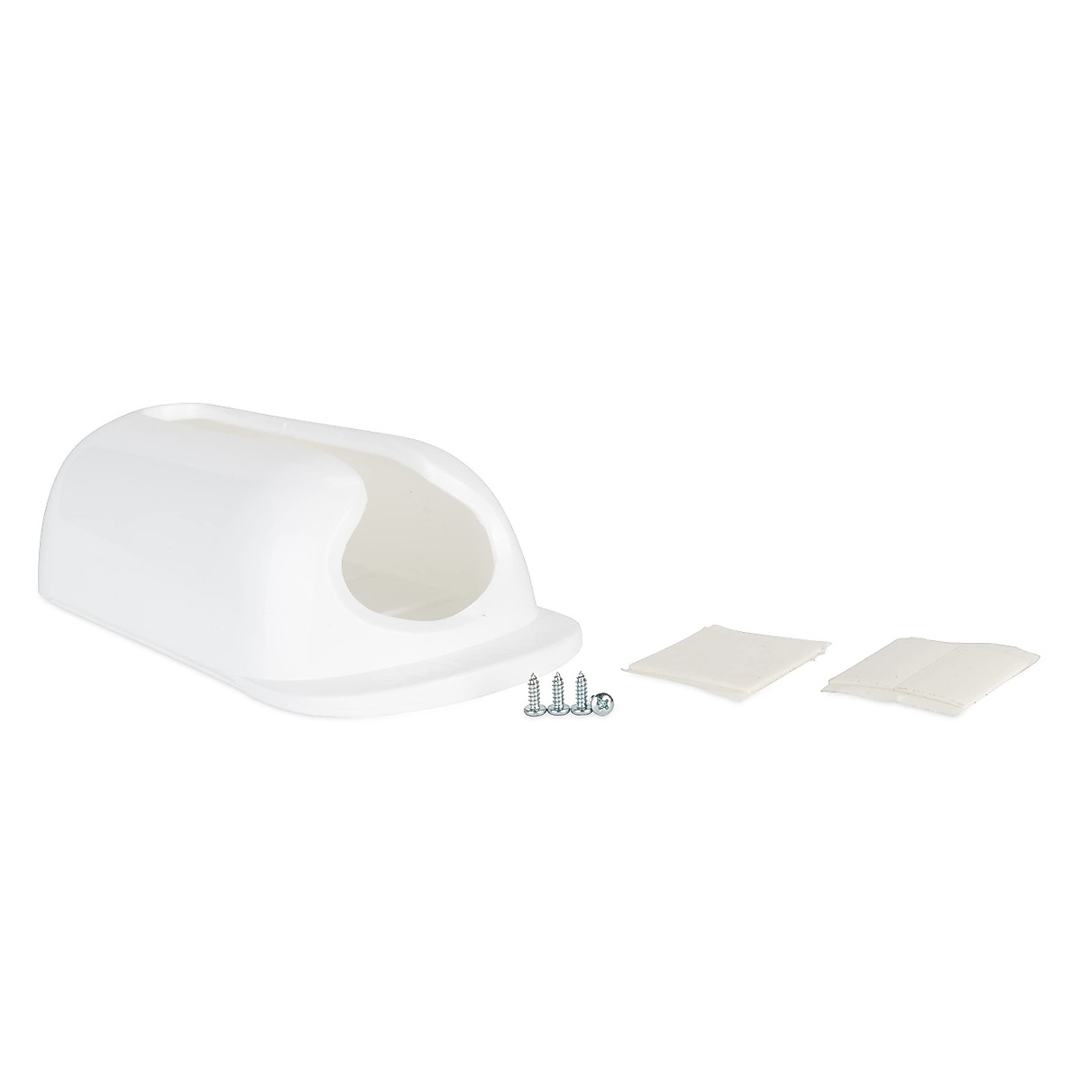 Camco Pop-A-Bag | Features a Compact Design that Conveniently Stores and Dispenses Reusable Plastic Grocery Bags inside RVs, Campers, Boats, Home, and Office | Polymer, White (57061)