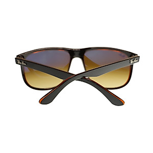 Ray Ban Sunglasses RB4147 609585 Top Black On Brown Square 60mm Authentic