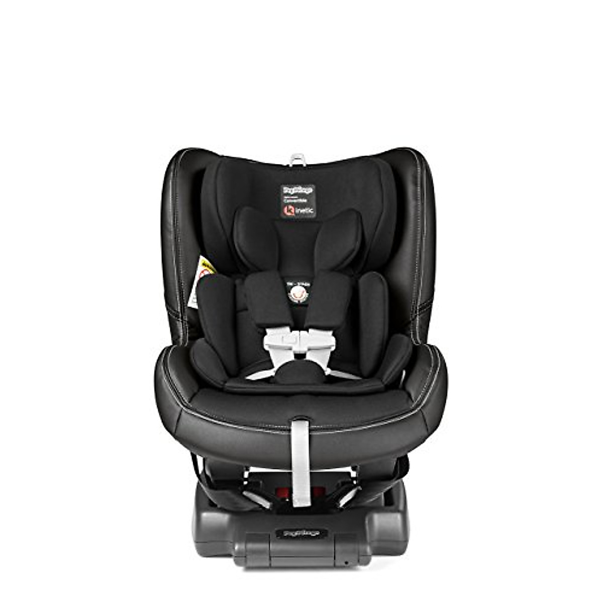Peg Perego Primo Viaggio Convertible Kinetic - Reversible Car Seat - Rear Facing for Children 5 to 45 lbs and Forward Facing for Children 22 to 65 lbs - Made in Italy - Licorice (Black)