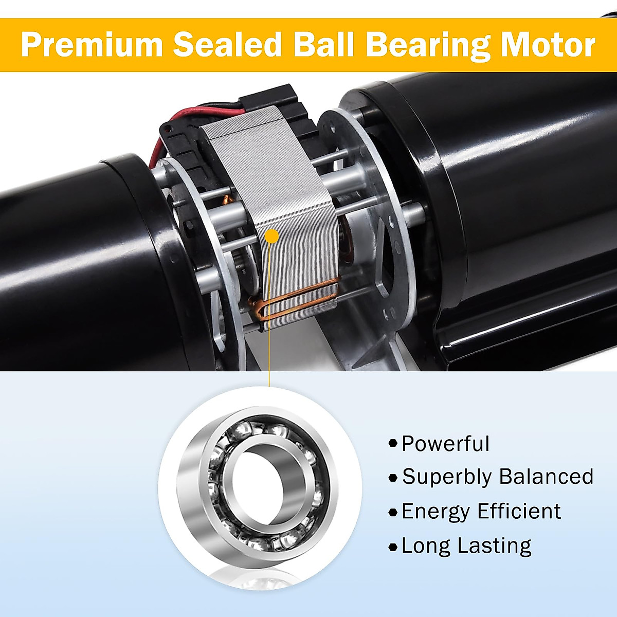 Criditpid Fireplace Blower Fan for Regency, Osburn, Regency Fireplace 910-157/P, Blower Motor Fan for Hampton HI300, Osburn FD006-1600, Rotom R7-RB167 Wood Stove Insert.