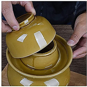 Home pickles, ceramic cans, ceramic storage containers, used in catering or food storage, pickles-1KG