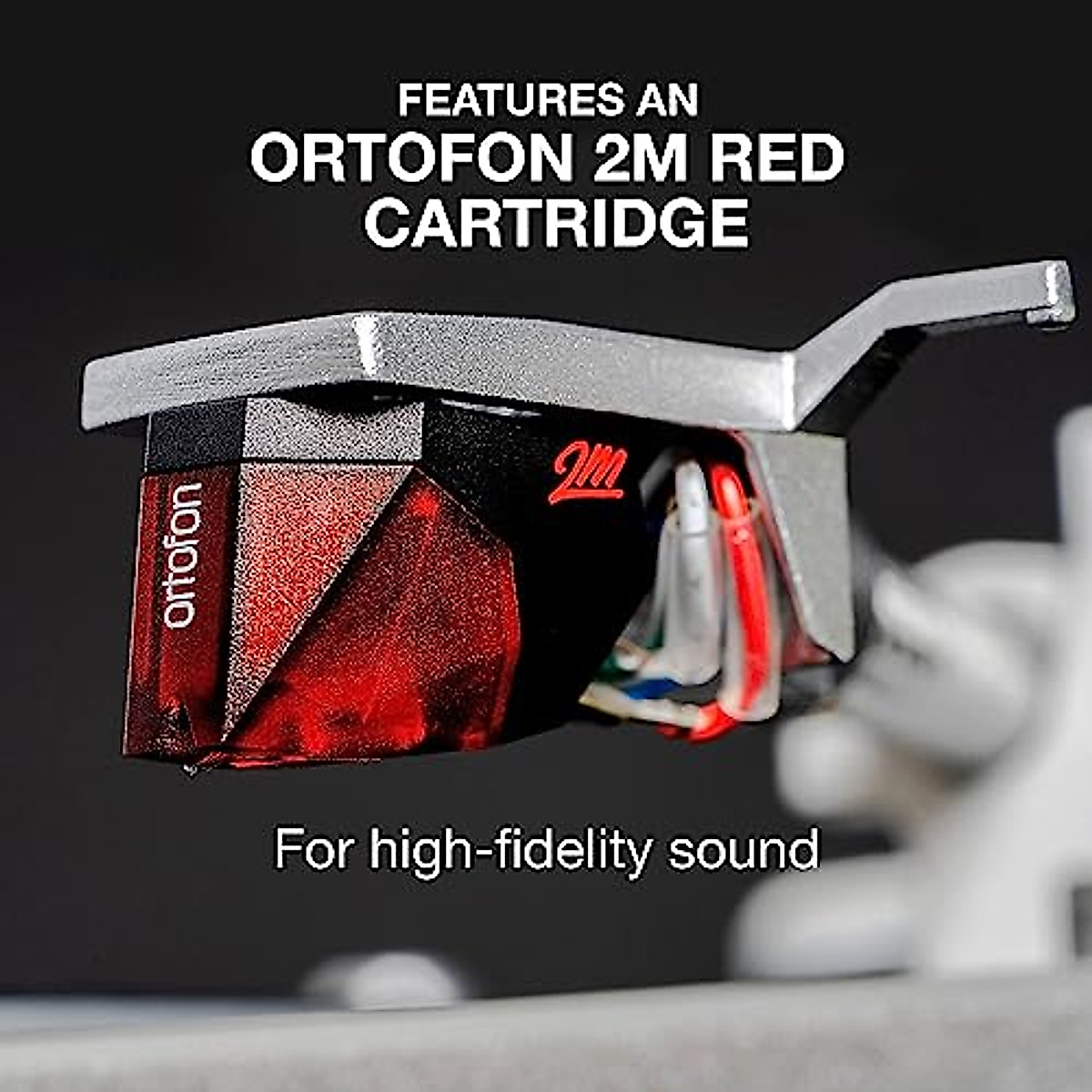 Victrola Stream Carbon Turntable - 33-1/3 & 45 RPM Vinyl Record Player, Works with Sonos Wirelessly, High Precision Cartridge, Semi-Automatic, Wi-Fi, RCA, Pre-Amp Out, Sleek & Stylish, Matte Finish