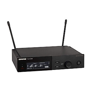 Shure SLXD4 Single Channel Receiver - for use with SLX-D Digital Wireless Microphone Systems, Transmitter Sold Separately | G58 Band (SLXD4=-G58)