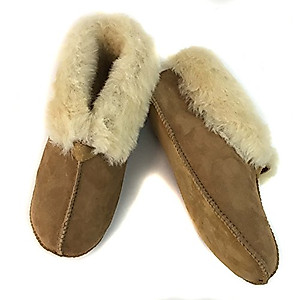 surell Shearling Slipper with Soft Sole - Fur Clog Slipper for Indoor & Outdoor - Warm & Fuzzy Winter Slippers for Women - Soft Sole Unisex Slippers for Cold Weather (6)