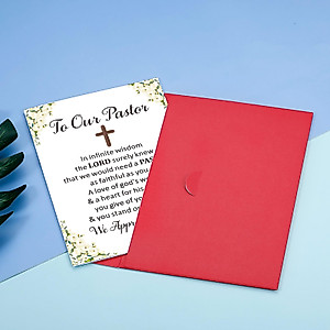 Pastor Appreciation Cards, Pastor Appreciation Gifts, Pastor Appreciation Gifts for Men, Appreciation Thank You Cards for Pastor, Ordination card, Pastor Anniversary Birthday Card, Christmas Stockings