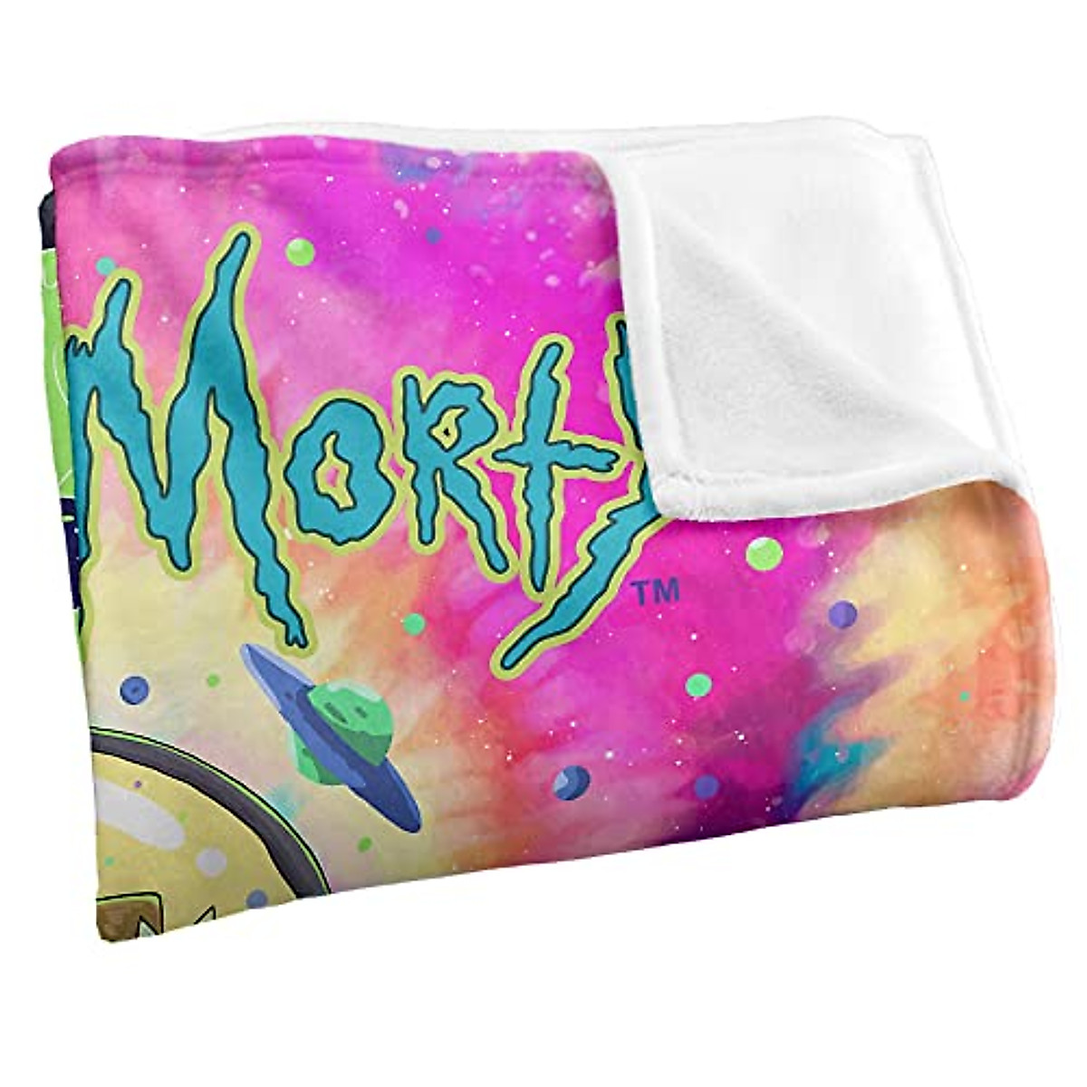Rick and Morty Blanket, 50"x60" Spacial Breakthrough Silky Touch Super Soft Throw Blanket