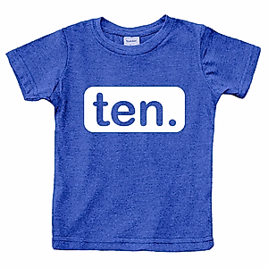 Unordinary Toddler 10th Birthday Shirt Boys 10 Year Old Boys Gifts Ten yr Tenth Birthday Tshirt Gift (Charcoal Blue, Youth L(14-16))