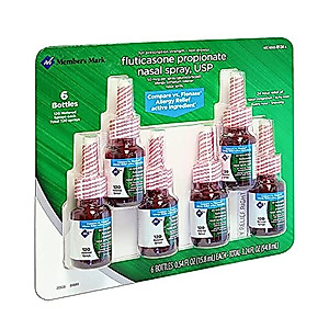 Members Mark Fluticasone Propionate Nasal Spray (6 pk, 0.54 fl. oz. Bottle)