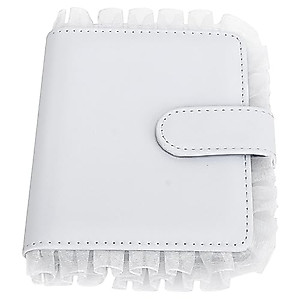 Camera Picture Album, High Transparency 64 Pockets Light Buckle Design Mini Film Photo Album for Display (White)