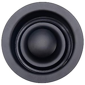 Kitchen Sink Flange Stopper Black - Universal Garbage Disposal Flange for Fit 3-1/2 Inch Standard Sink Drain Hole, Sink Flange Replacement Accessories