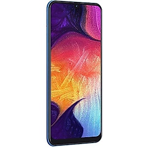 SAMSUNG Galaxy A50 A505G 64GB Duos GSM Unlocked Phone w/Triple 25MP Camera - (International Version, No Warranty) - Blue