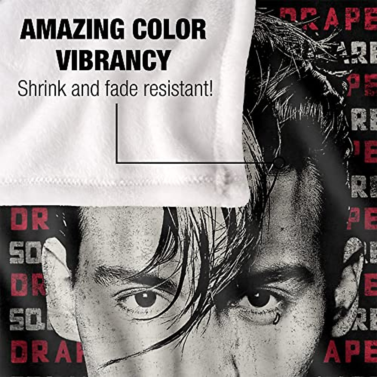 Cry Baby Drapes and Squares Officially Licensed Silky Touch Super Soft Throw Blanket 36" x 58"