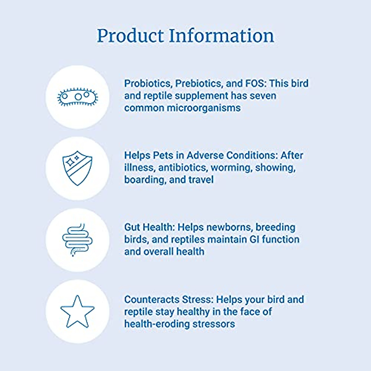 PetAg Bene-Bac Plus Bird & Reptile Gel with Probiotics - Contains Seven Microorganisms - 15 g Syringe