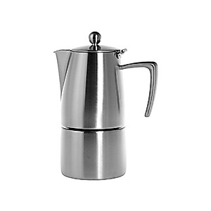 Ilsa Coffee Maker "Slancio" for Induction - Inox 18/10 4-cup