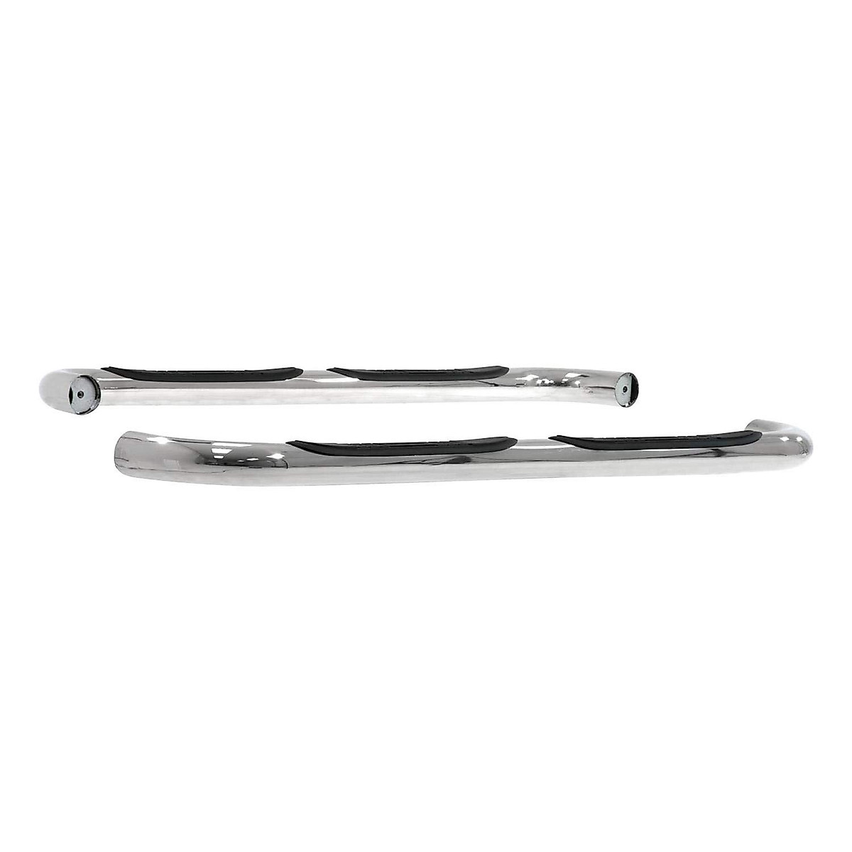 ARIES 203033-2 3-Inch Round Polished Stainless Steel Nerf Bars, No-Drill, Select Mazda B-Series, Ford Ranger