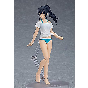 Max Factory Female Swimsuit Body (Makoto) Figma Action Figure, Multicolor