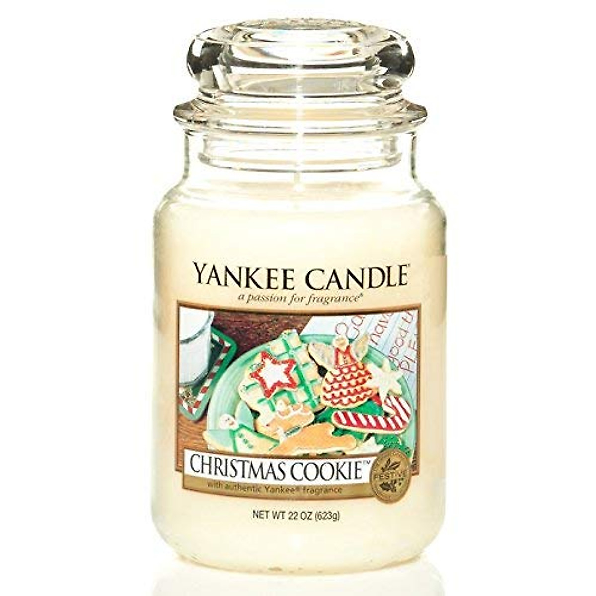 Christmas Cookie Large Jar Candle,Fresh Scent