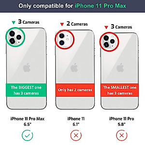 MILPROX Case Compatible for iPhone 11 Pro Max, Bling Sparkly Glitter Luxury Shiny Sparker Shell, Protective 3 Layer Hybrid Anti-Slick Slim Soft Cover for iPhone 11 Pro Max 6.5 inch (2019)-Black