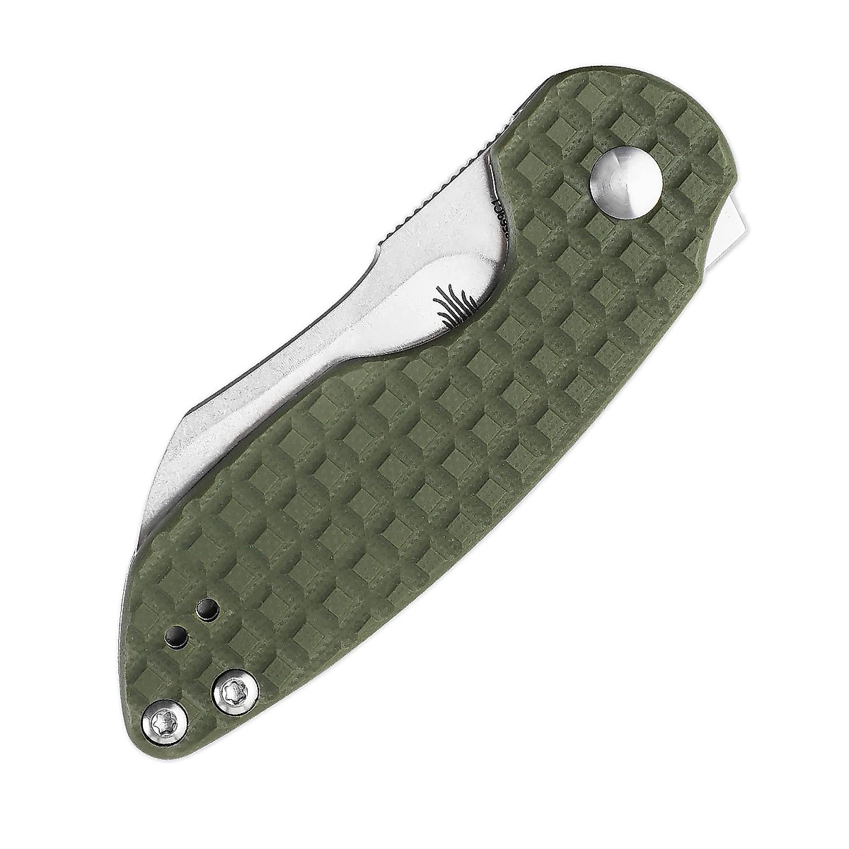 Kizer OCTOBER Mini Pocket Knife Green G10 Handle, EDC Outdoor Folding Knife 154CM Blade V2569C1