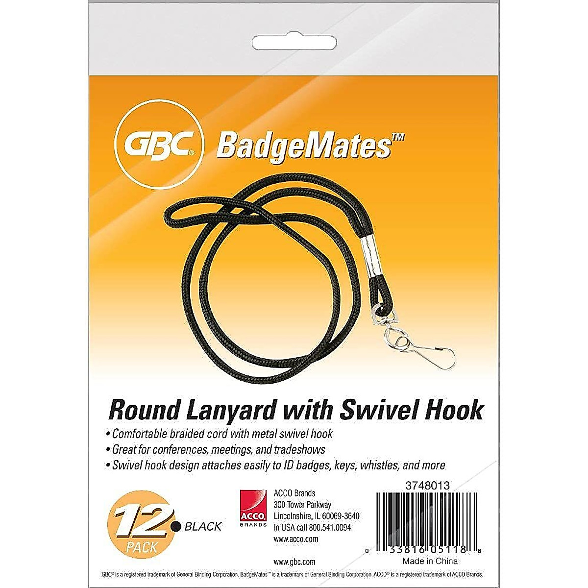 Avery 06400 Durable Binder, 1-Inch Round Rings, 8.5 x 14 Legal Size, Black, 1/EA